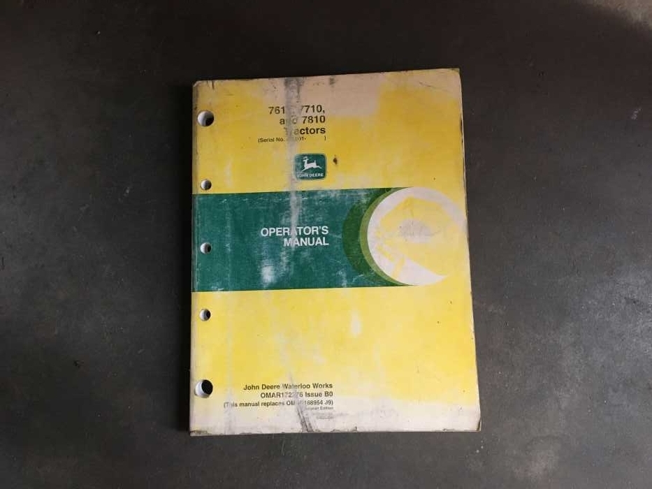 Gebruiks-handleiding John Deere 7610/7710/7810 - Hoogsteyns